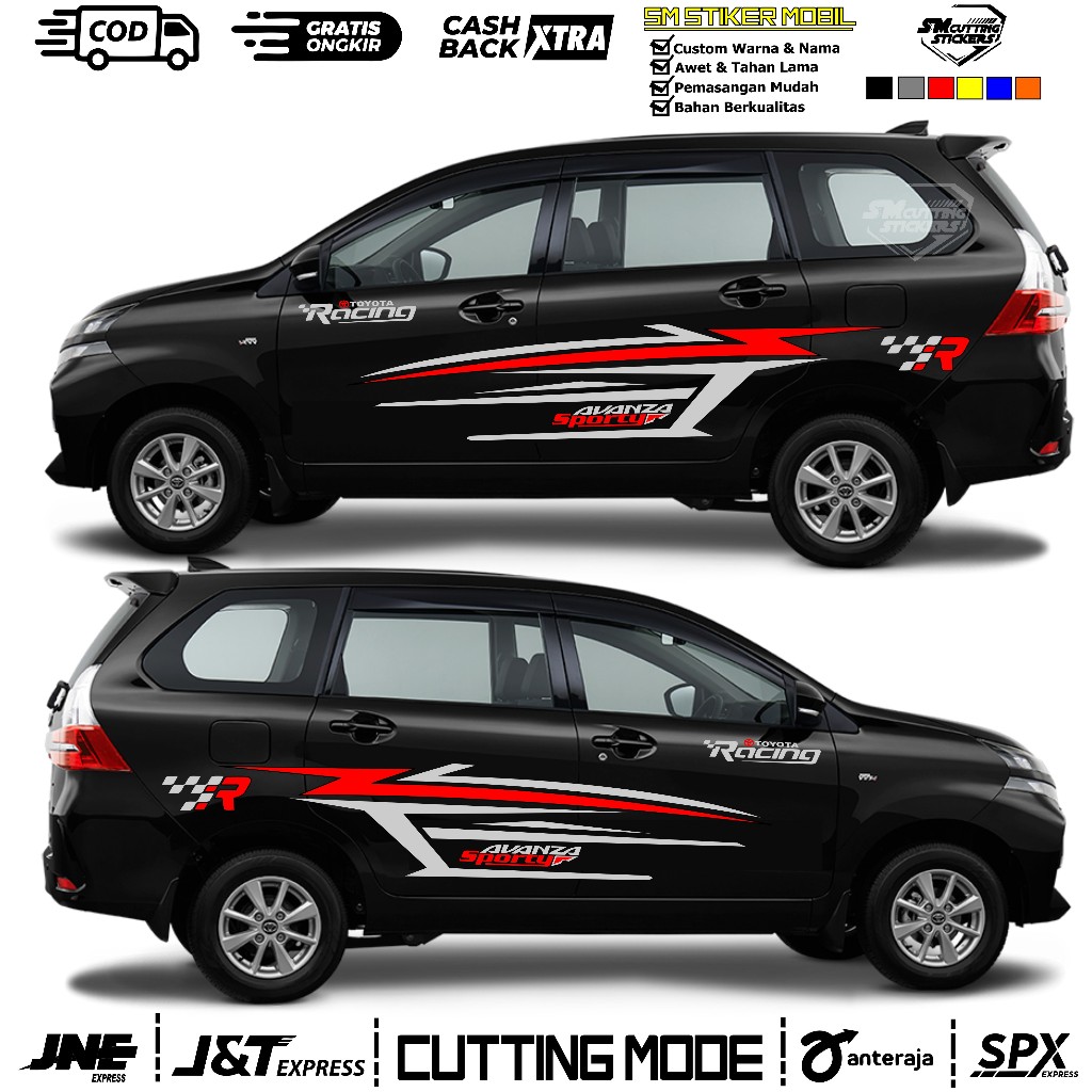 Jual Stiker sticker Mobil Avanza Cutting stiker mobil avanza veloz Old ...