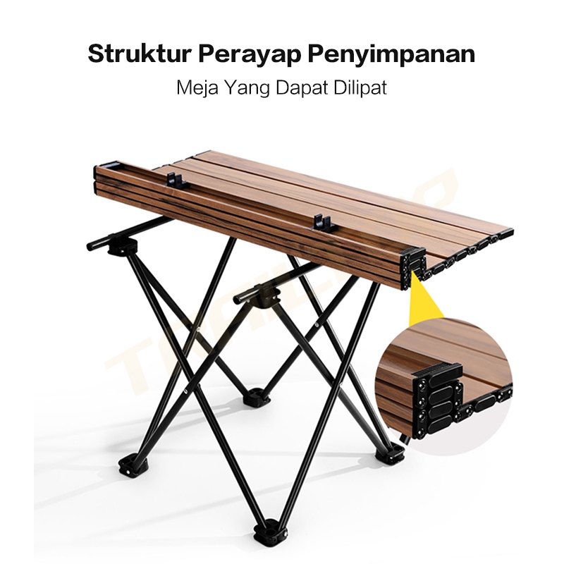 Jual TrailTop Meja Camping Lipat Baja Karbon Meja Lipat Outdoor Kursi ...
