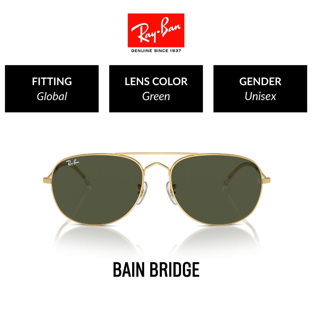 Jual RAY-BAN BAIN BRIDGE | RB3735 001/31 | Sunglasses | 60mm | Shopee ...