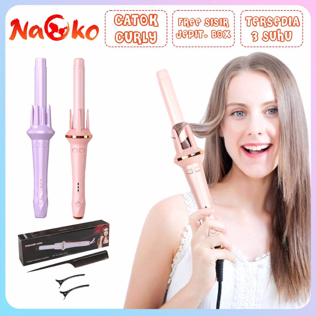 Jual Catokan Curly Keriting Keramik Otomatis Libra Hair Styler New ...