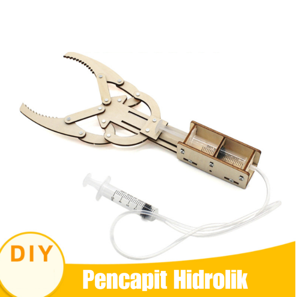 Jual DIY Pencapit Penjepit Hidrolik Alat Peraga Fisika Science Project ...