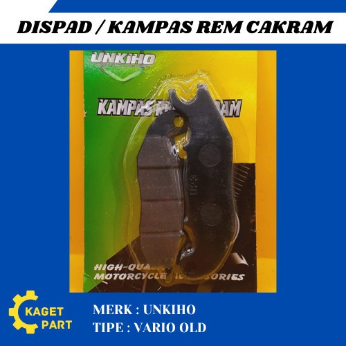 Jual DISPAD/DISPECT/KAMPAS REM CAKRAM MERK UNKIHO TIPE VARIO OLD / PCX ...