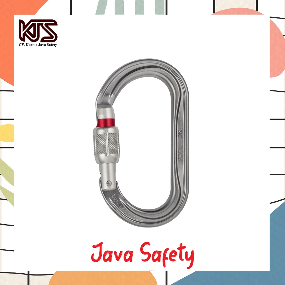 Jual Petzl OK screwlock | Carabiner Petzl OK SL | not carabiner xinda ...