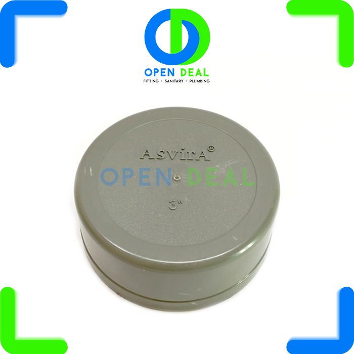 Jual Dop D 3" ASVIRA / Dop Polos / Cap D 3 Inch PVC ASVIRA / Tutup Pipa ...