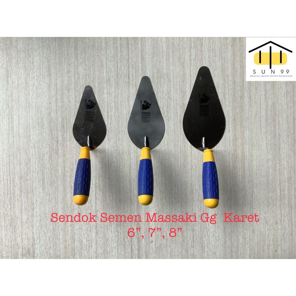 Jual Sendok Semen Gagang Karet / Sendok Semen Lancip / Sendok Semen ...