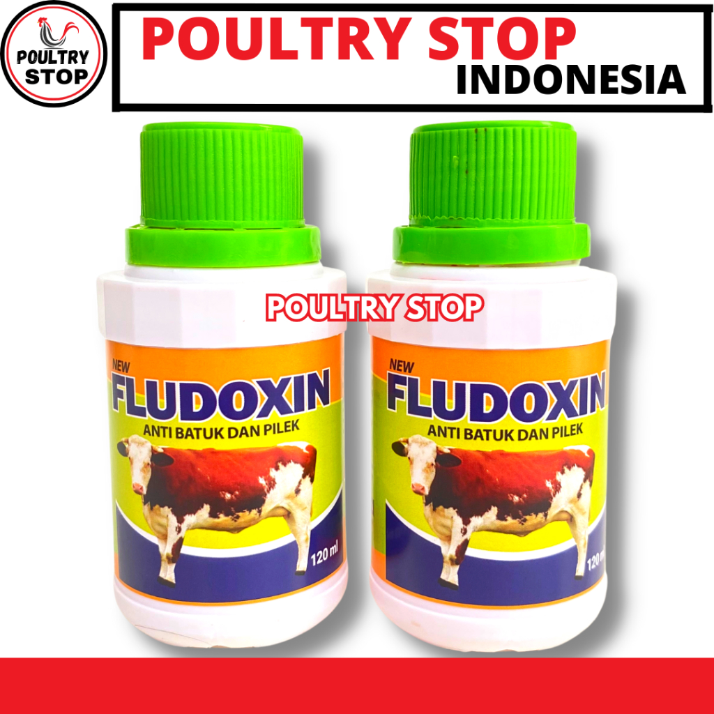 Jual FLUDOXIN 120 ML - Obat Flu Batuk Pilek Pneumonia Sapi Kerbau ...