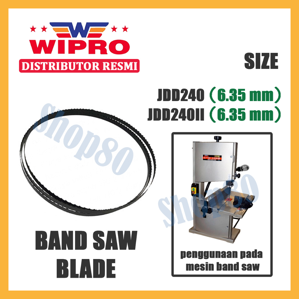 Jual Wipro Band Saw Blade JDD240 JDD240II Mata Gergaji Pita JDD 240 ...