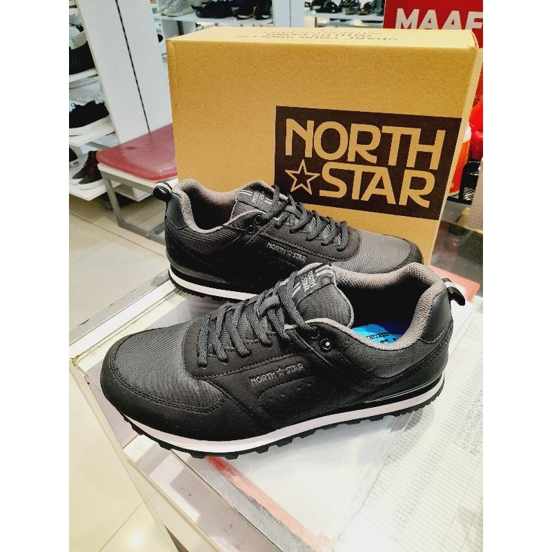 Jual North Star Sepatu Sekolah Sneaker hitam | Shopee Indonesia