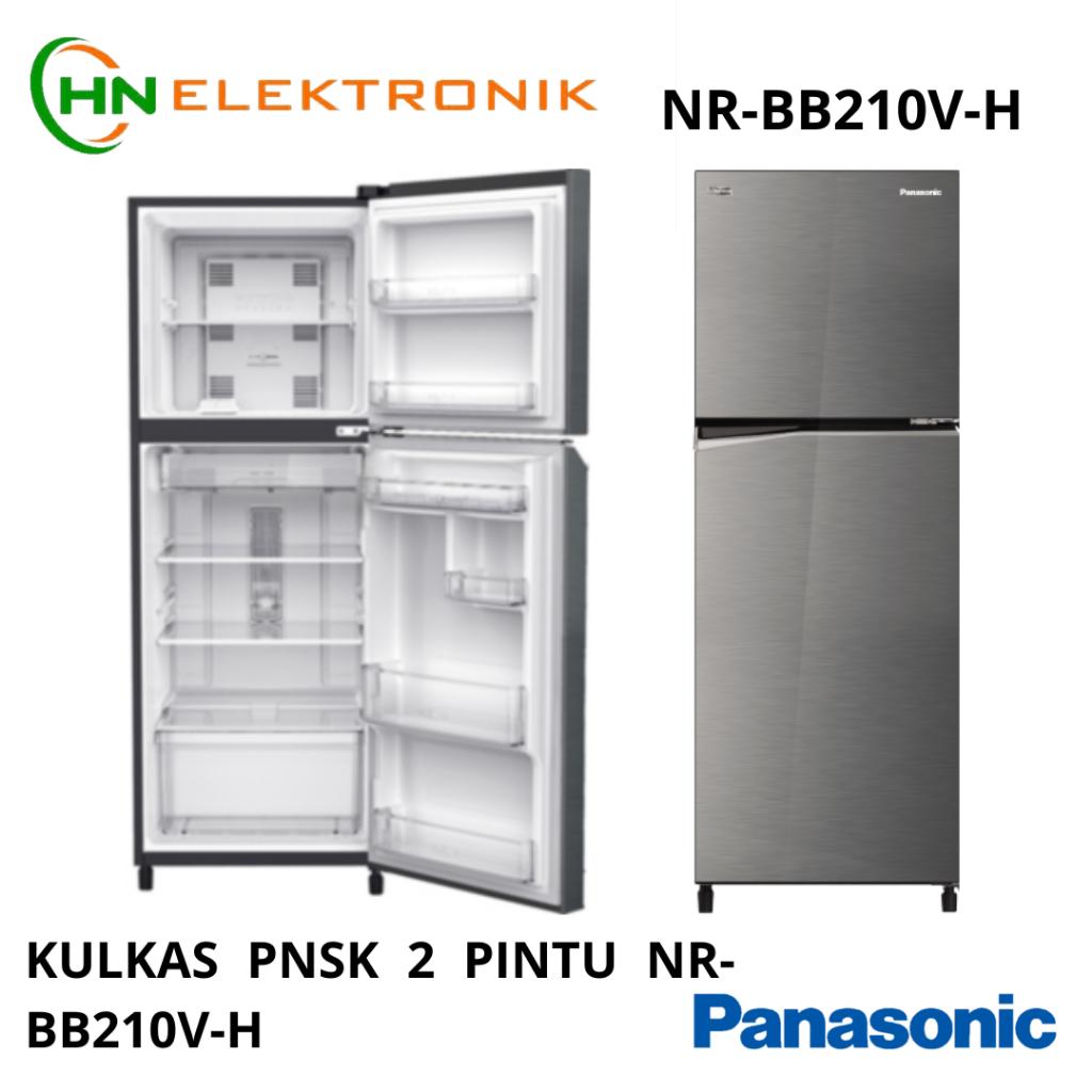 Jual KULKAS PANASONIC 2 PINTU INVERTER NR-BB210V-H | Shopee Indonesia