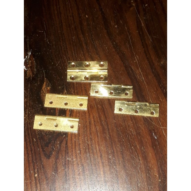 Jual Engsel Kuningan Engsel lemari Engsel nakas 1,5 inc | Shopee Indonesia