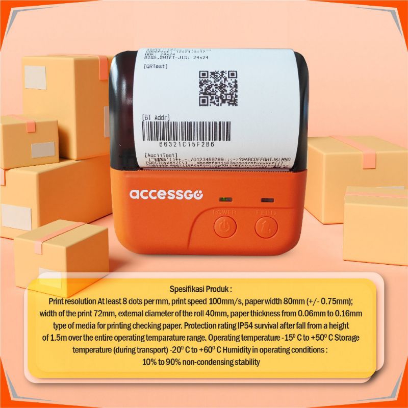 Jual SECOND PRINTER ACCESGO 80MM | Shopee Indonesia