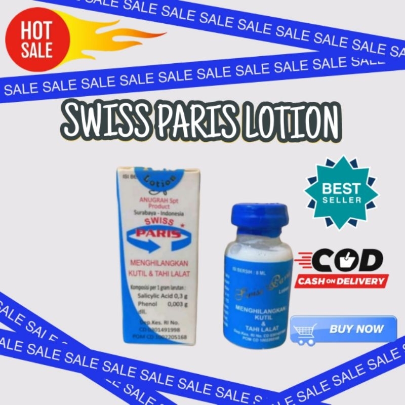 Jual (PROMO) - SWISS PARIS LOTION OBAT PENGHILANG TAHI LALAT DAN KUTIL ...
