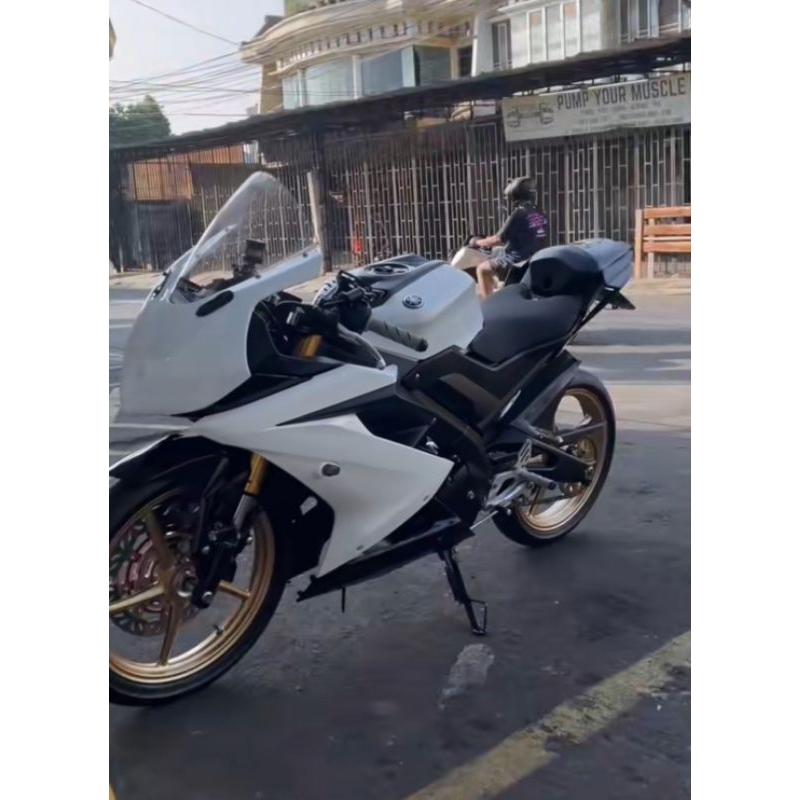 Jual kedok balap topeng buta r15 V3 race only | Shopee Indonesia