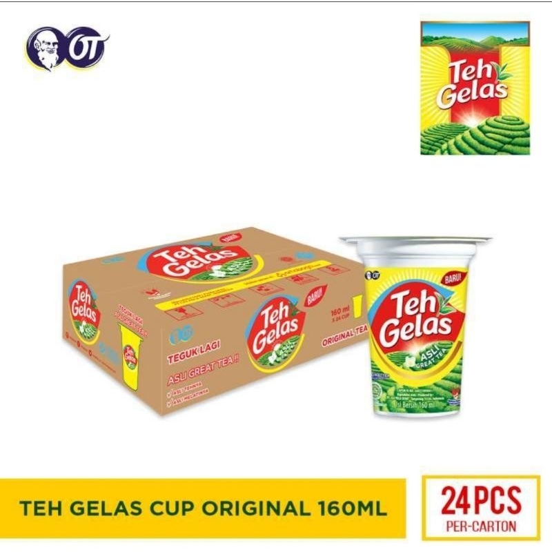 Jual Teh Gelas 1 Dus Harga Terlengkap & Harga Terbaru Juni 2026 ...