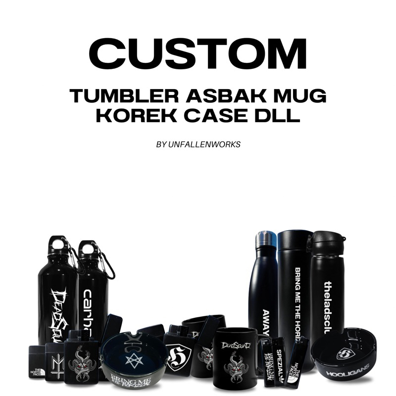 Jual CUSTOM TUMBLER | CUSTOM KOREK | CUSTOM MUG | CUSTOM ASBAK | Shopee ...