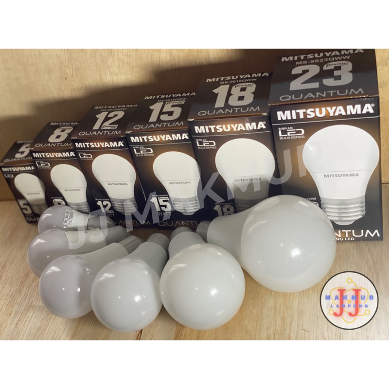 Jual Lampu Bohlam 4K Warm White 15Watt 18Watt 23Watt Cahaya Kuning ...