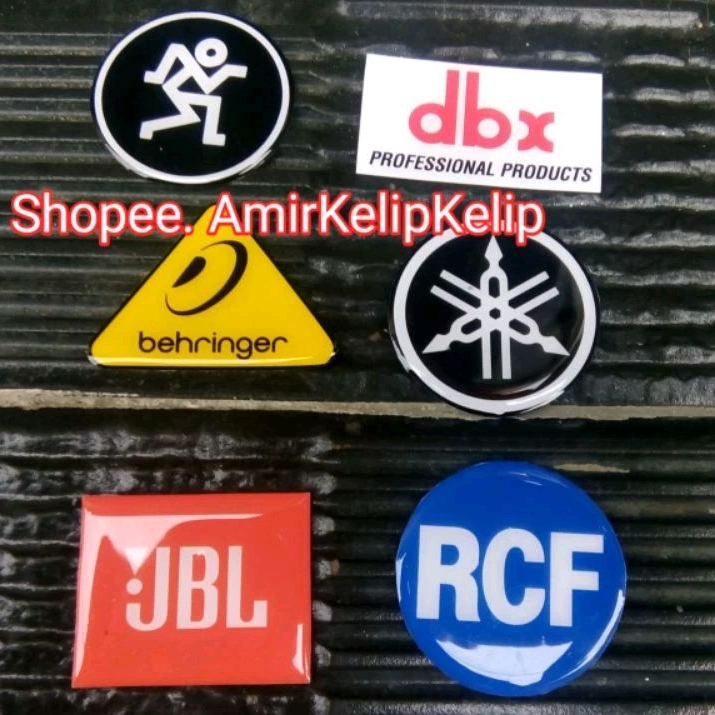Jual sticker Emblem label sound system/ sticker timbul / sticker custom ...