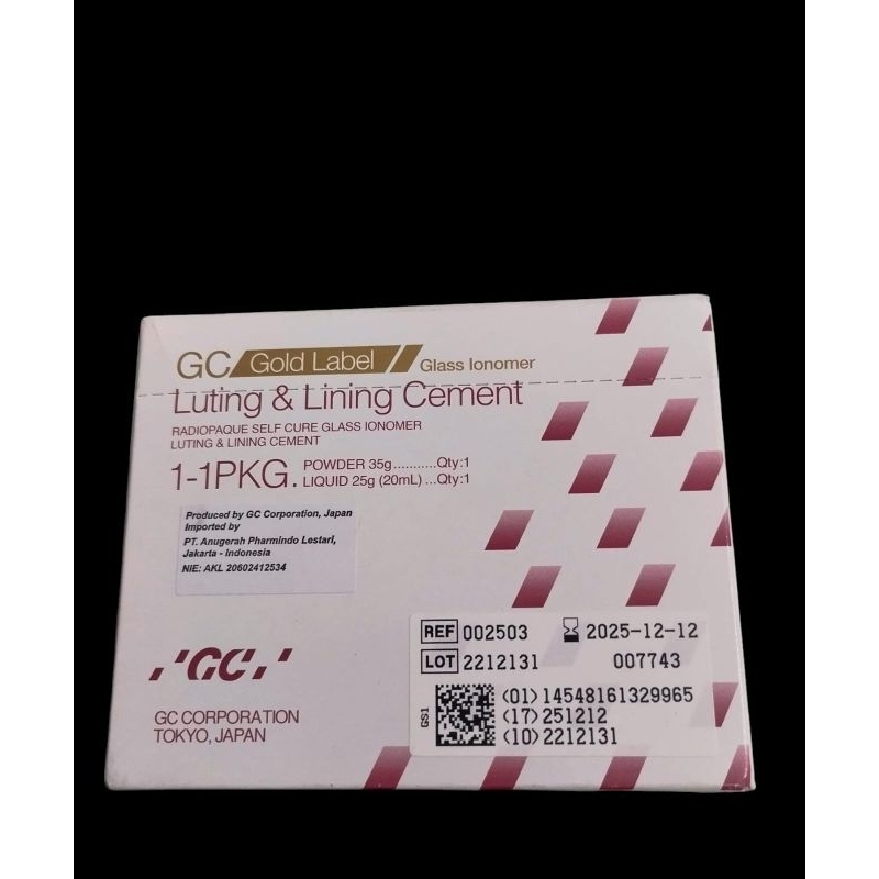 Jual GC Gold label Glasionomer Luting & Li-Ning Cement Fuji Japan ...