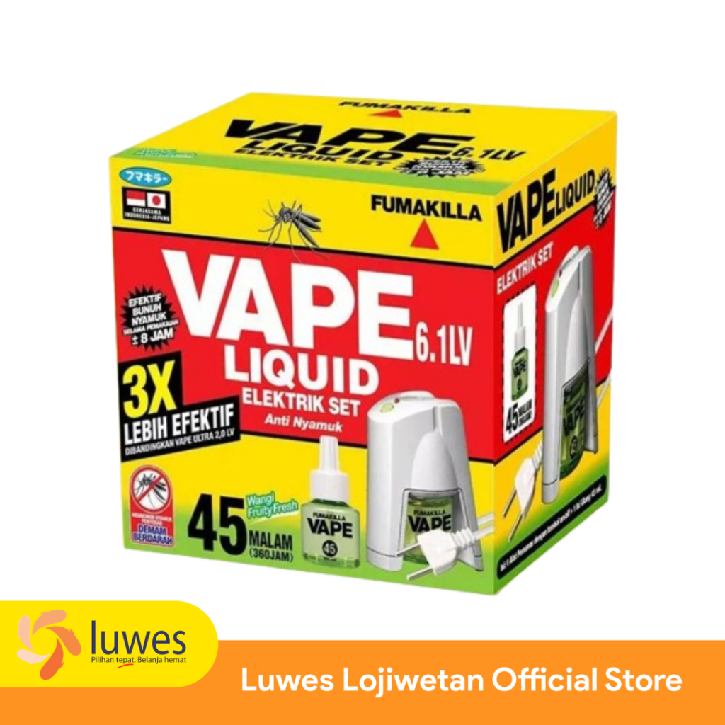 Jual Fumakilla Vape Alat Elektrik Liquid Set CLD ULTRA 45 malam ( Alat ...