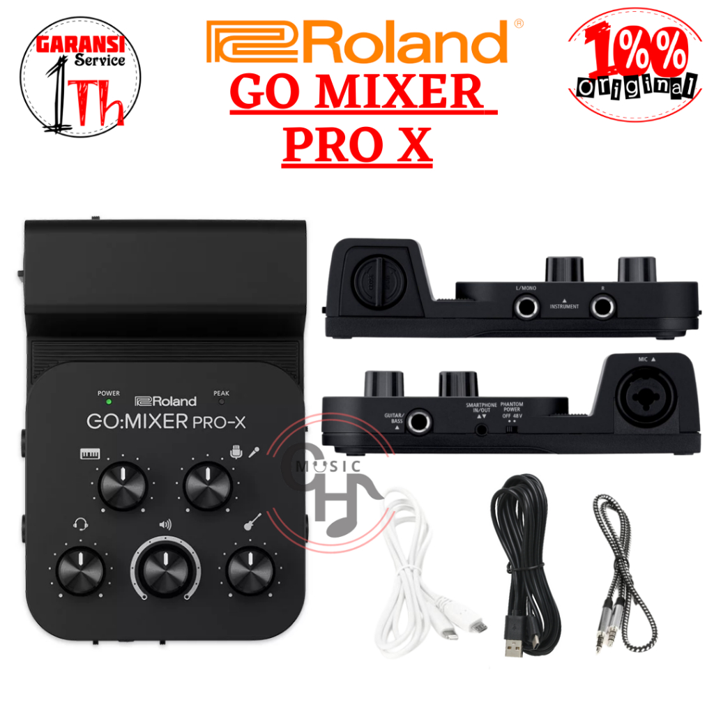 Jual Roland GO MIXER PRO-X Audio Mixer for Smartphone Original | Shopee ...