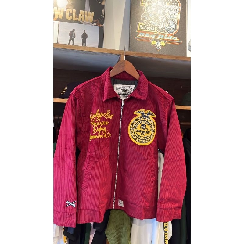 Jual WORK JACKET RAWTYPE RIOT MAROON | Shopee Indonesia