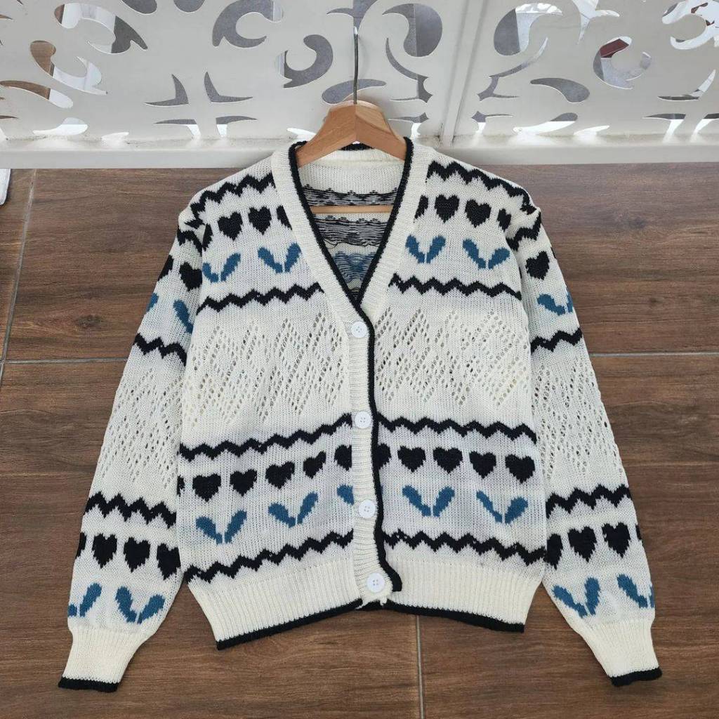Jual Fluor.Inc - Cardigan Rajut Wanita Allsize Premium / Cardigan Rajut ...