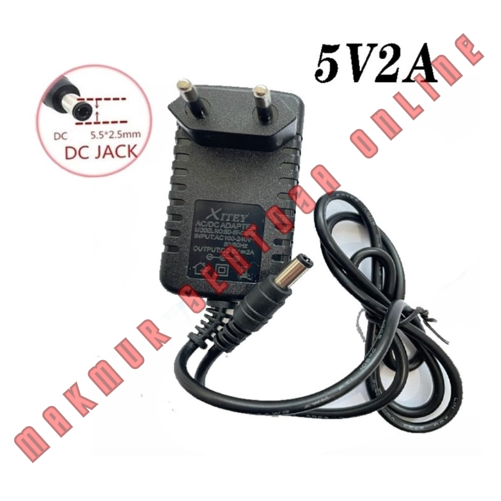 Jual Adaptor 5V 2A charger Router Modem 5volt colokan android TV Box | Shopee Indonesia