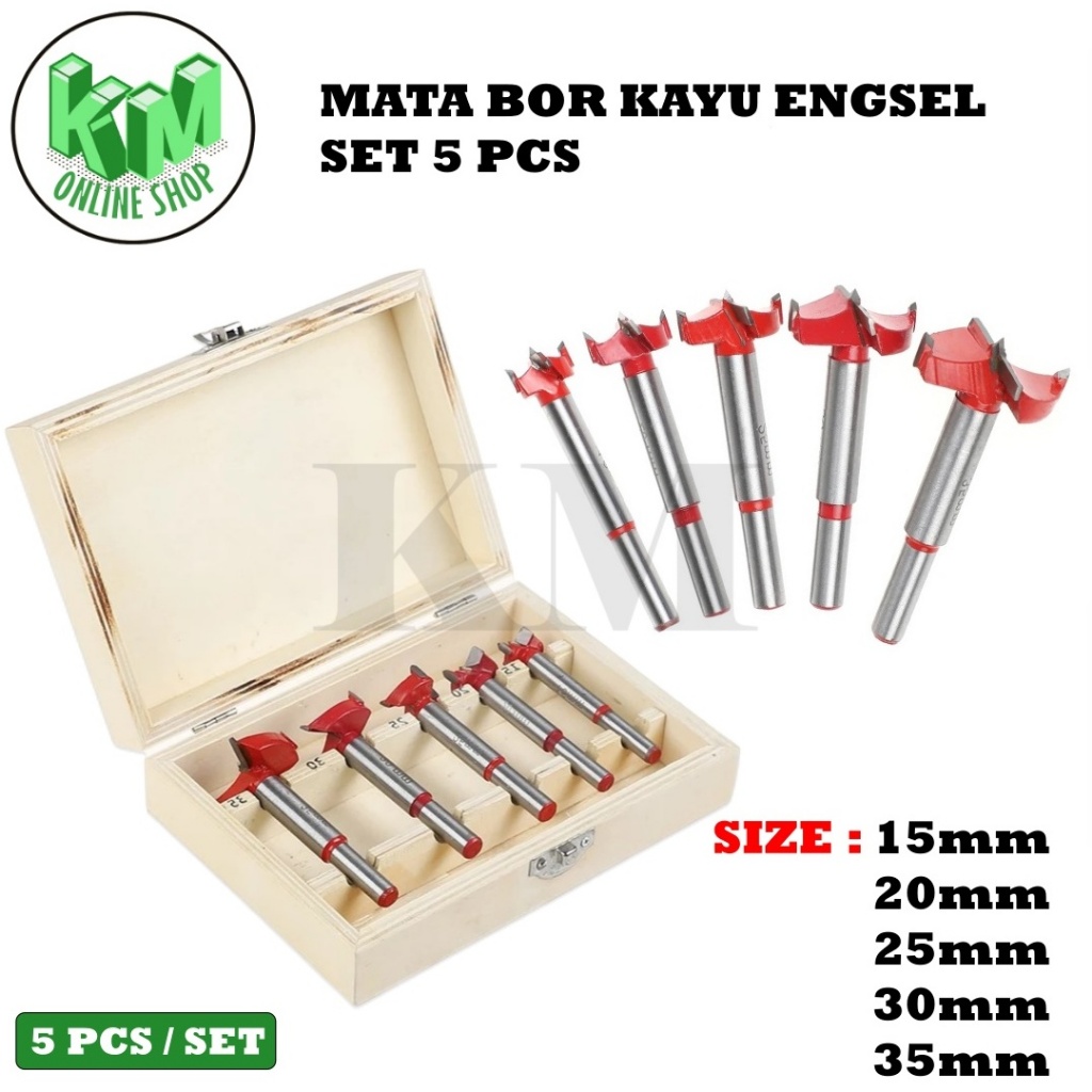 Jual MATA BOR KAYU Engsel Kunci Forstner Fortsner Bit Set Mata Bor Kayu ...