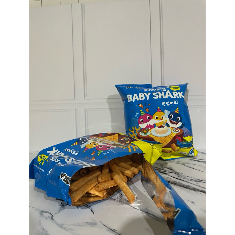 Jual chiki ciki BABY SHARK Biru cocomelon snack by atira ecer | Shopee ...