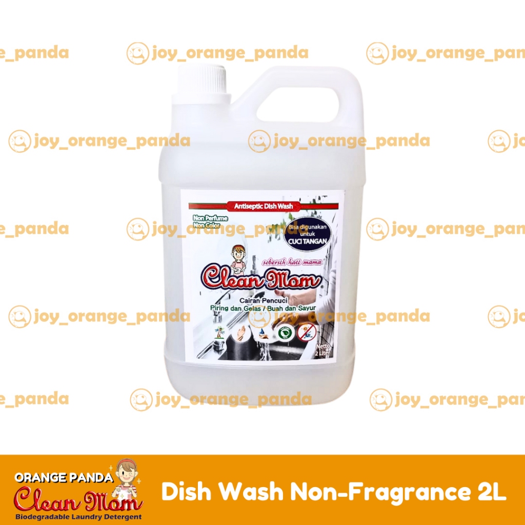 Jual Clean Mom Dish Wash baby Bottle 2Liter / Sabun cuci botol bayi 2 ...