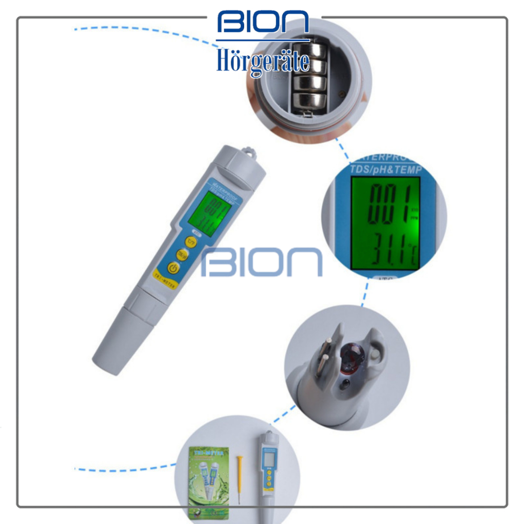 Jual Bion Ph Tds Temp Meter Tds 3596 Waterproof Backlight 3 In 1