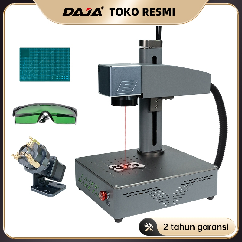Jual DAJA S4 20W/30W Mesin Penanda Serat Laser Profesional Mesin ...