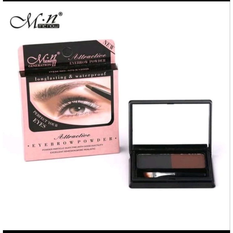 Jual MN EYEBROW POWDER 2 WARNA ORIGINAL | Shopee Indonesia