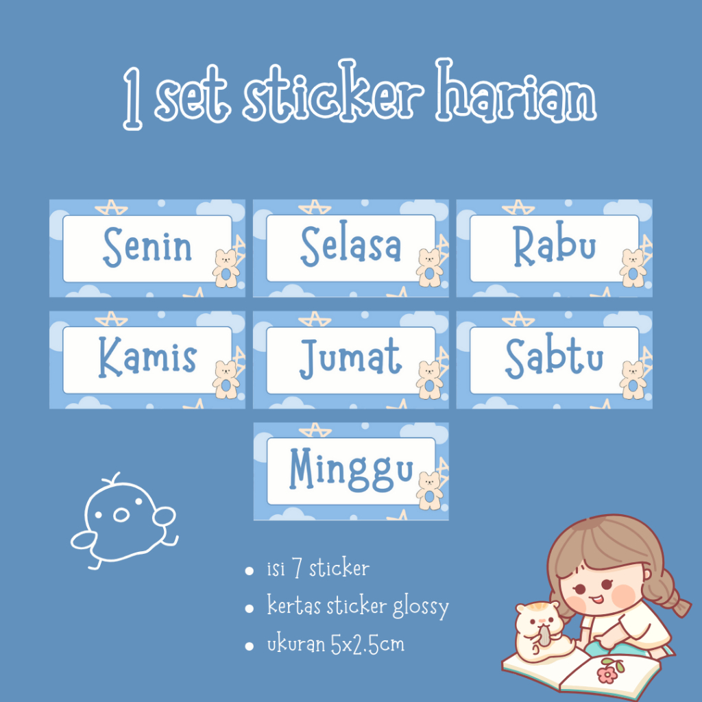 Jual (1SET) STICKER SAVING CHALLENGE MENABUNG ASYIK TARGET NABUNG ...