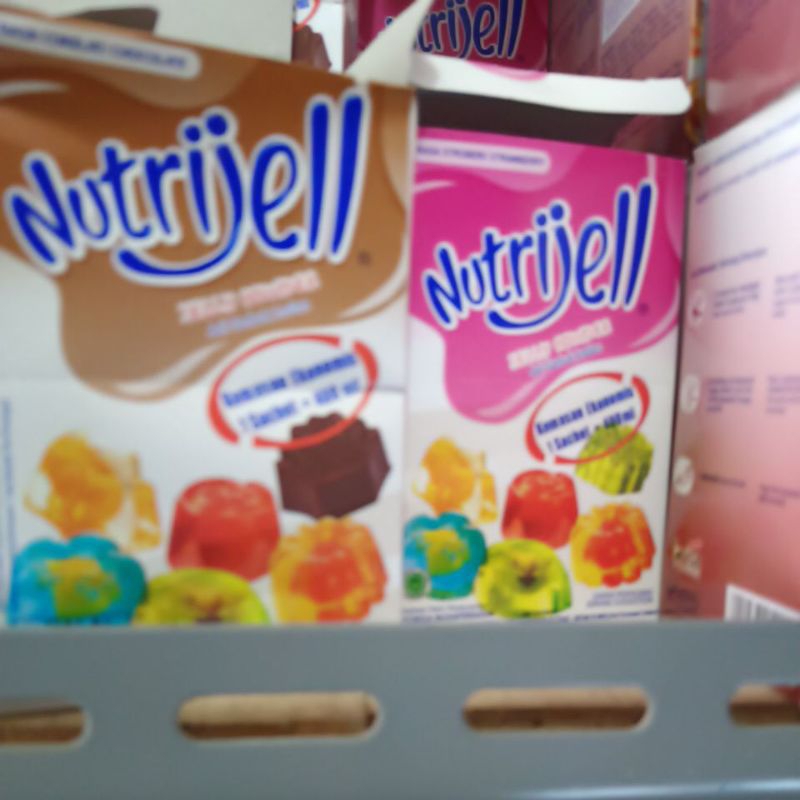 Jual NUTRIJELL nutrijel jelly powder per box isi 12bks @15g serbuk ...