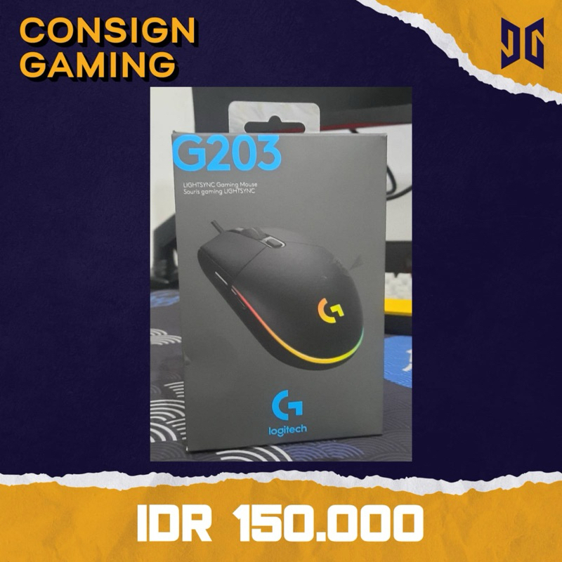 Jual LOGITECH G203 LIGHTSYNC ( CODE : QL302 ) | Shopee Indonesia