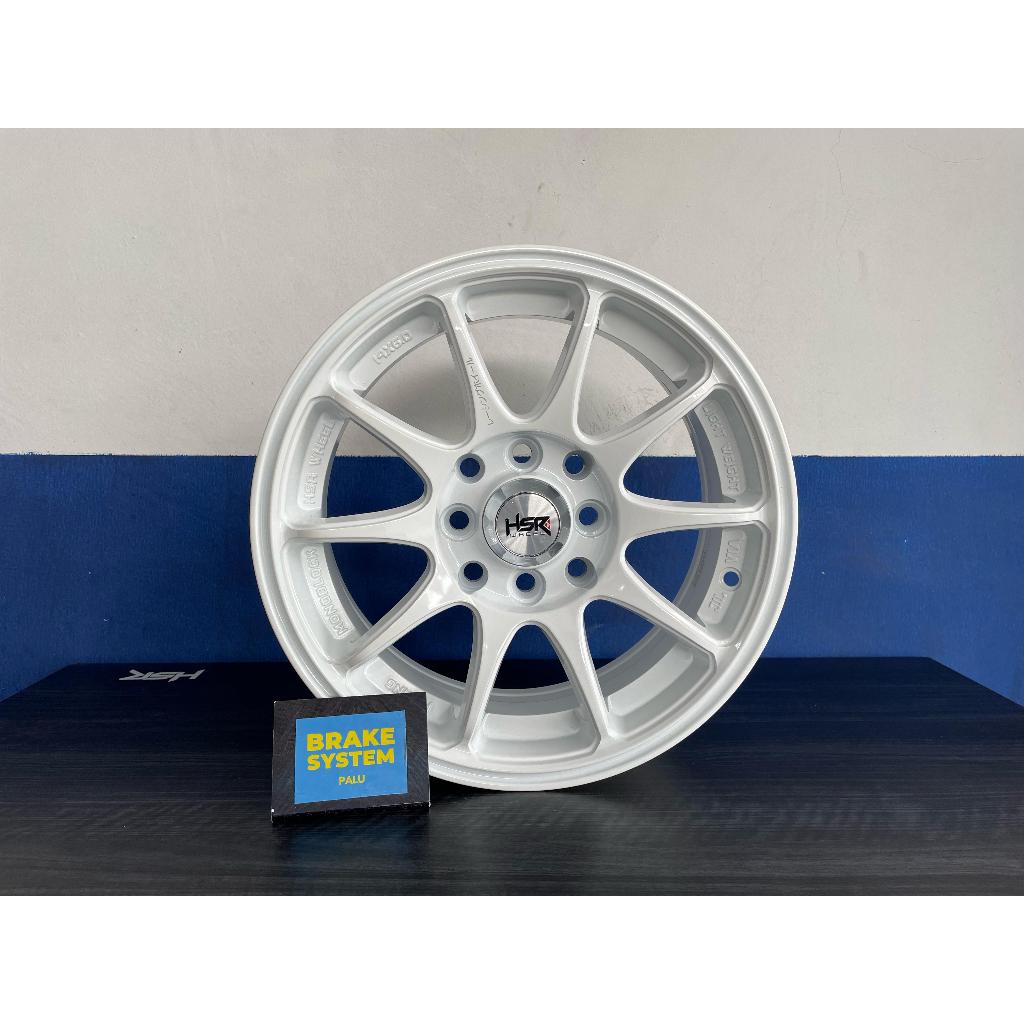 Jual Velg Racing HSR INDY R14 Lubang 4X100-114,3 untuk mobil Brio ...