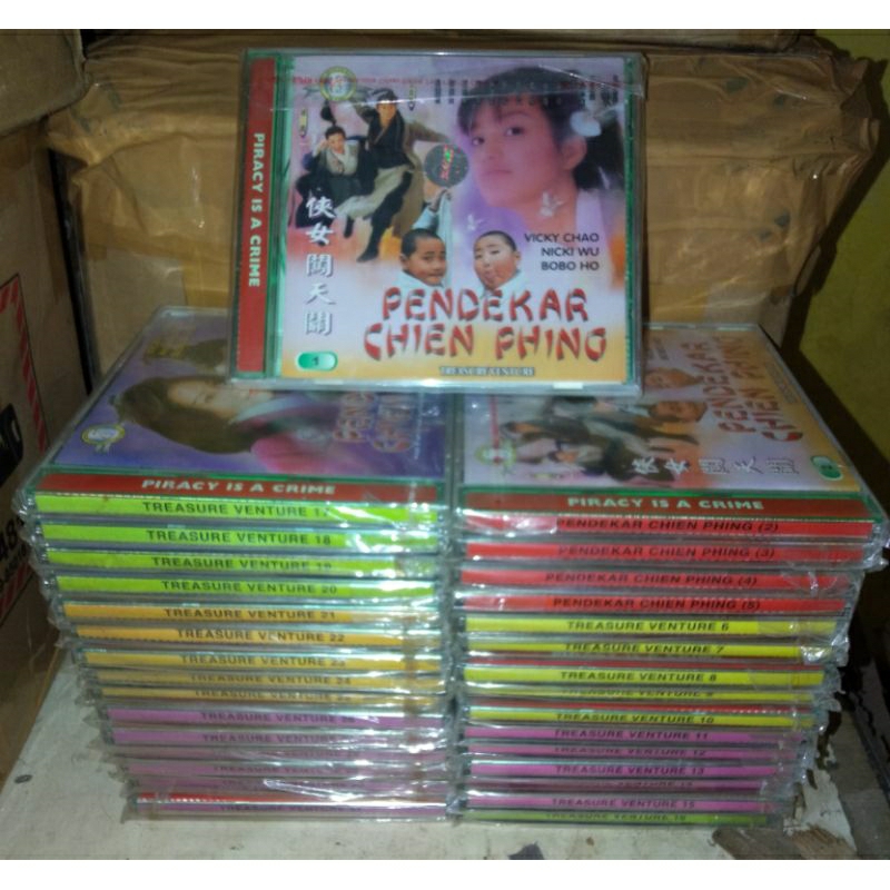 Jual kaset vcd original pendekar chieng phing 1-31 segel dan buku ...