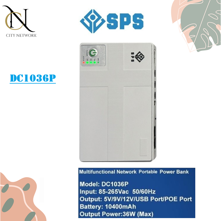 Jual SPS DC 1036P DC1036P Mini DC UPS Portable Backup Router I Modem I ...