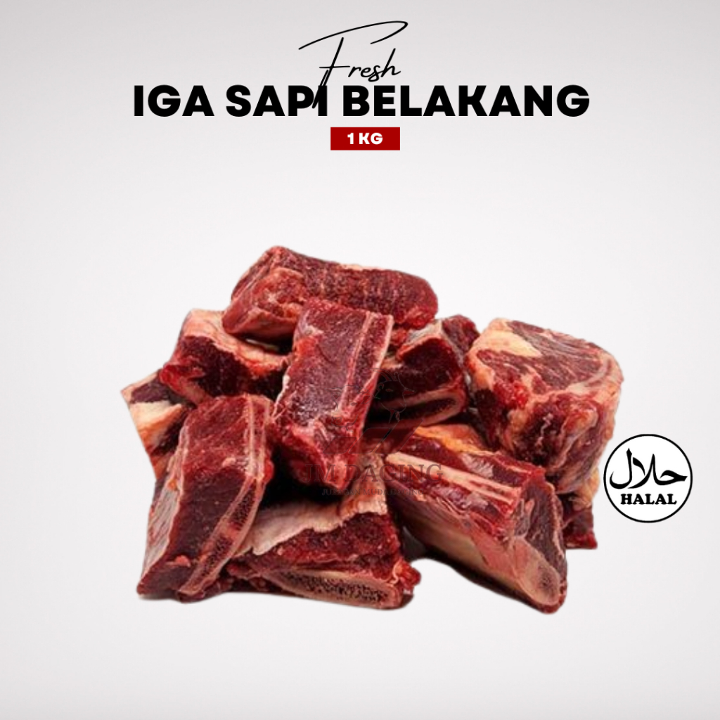 Jual Daging Sapi Iga Belakang Halal 1kg Tangerang | Shopee Indonesia