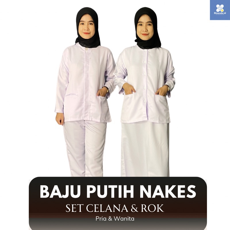 Jual •𝑫𝒊𝒏𝒂𝒏𝒅𝒂• Set Baju Putih Putih 𝗡𝗮𝗸𝗲𝘀, Set Baju Putih Hitam 𝗔𝗦𝗡 ...