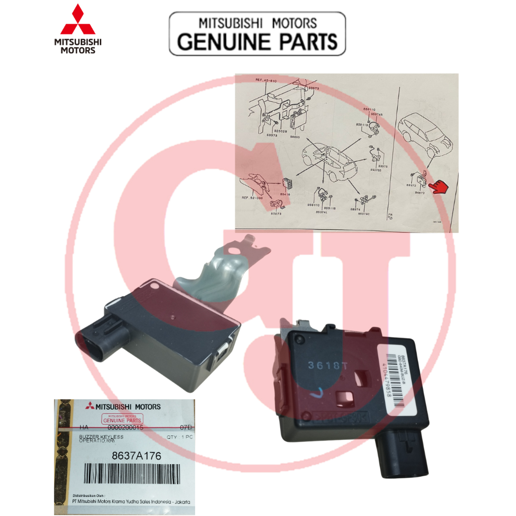 Jual MODUL BUZZER KEYLESS MITSUBISHI PAJERO SPORT, PAJERO ALL NEW ...