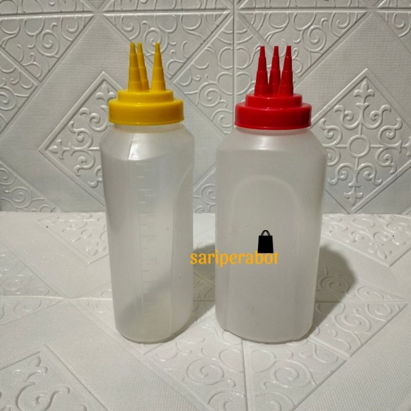 Jual Botol Mayonaise 800 ml Super Tebal TAKUMA 3 Lubang | Shopee Indonesia