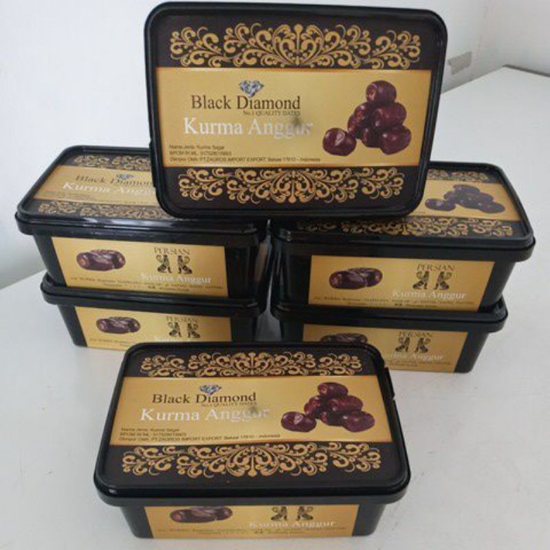 Jual Kurma Anggur Black Diamond 550gram / Kurma Baam / Black Diamond ...