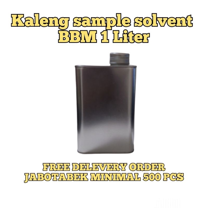 Jual kaleng sample Bbm ,lem ,solven ukuran 1 liter | Shopee Indonesia