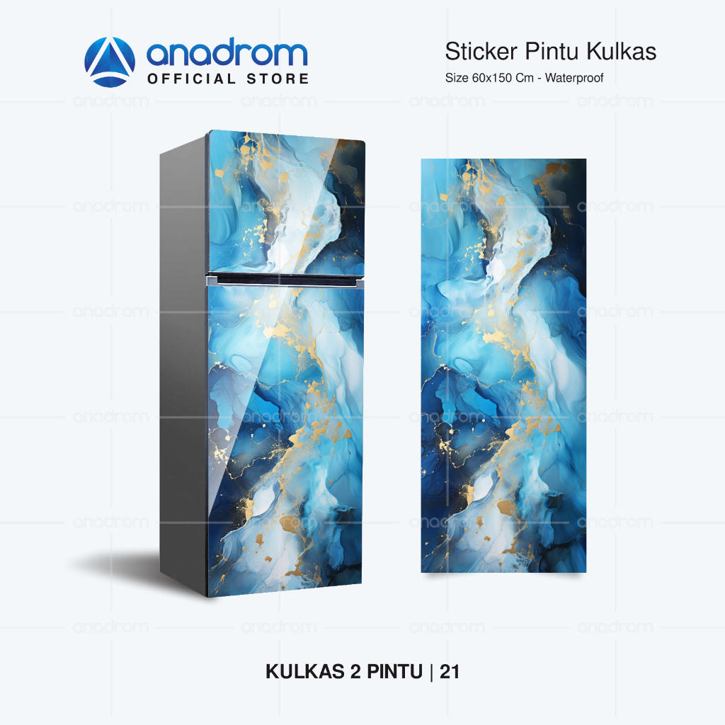 Jual Sticker Pintu Kulkas Aesthectic | Sticker Pintu Kulkas 2 Pintu ...
