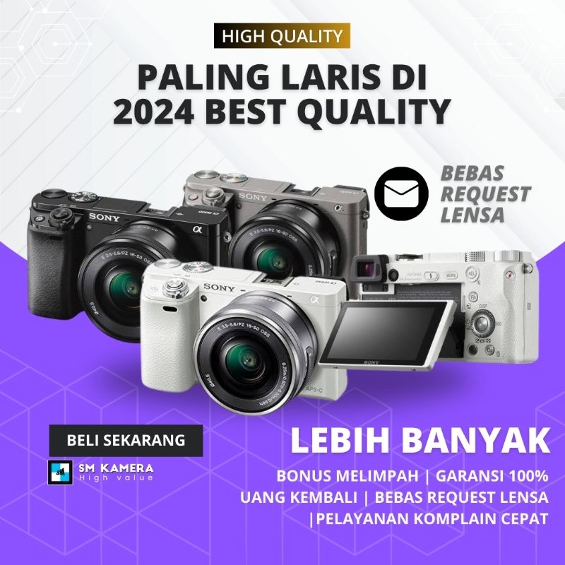 Jual [TINGGAL PAKAI] SONY A6000 BEBAS REQUEST LENSA TERLARIS | Shopee Indonesia
