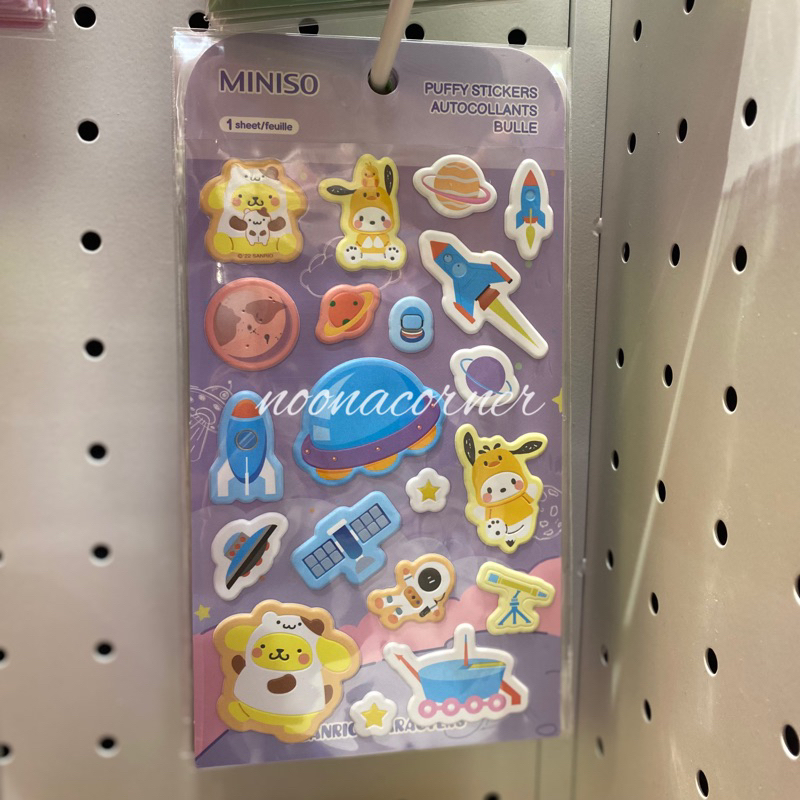 Jual Miniso x Sanrio - Stickers AutoCollants 2D / Stiker Lucu 3D Sanrio ...