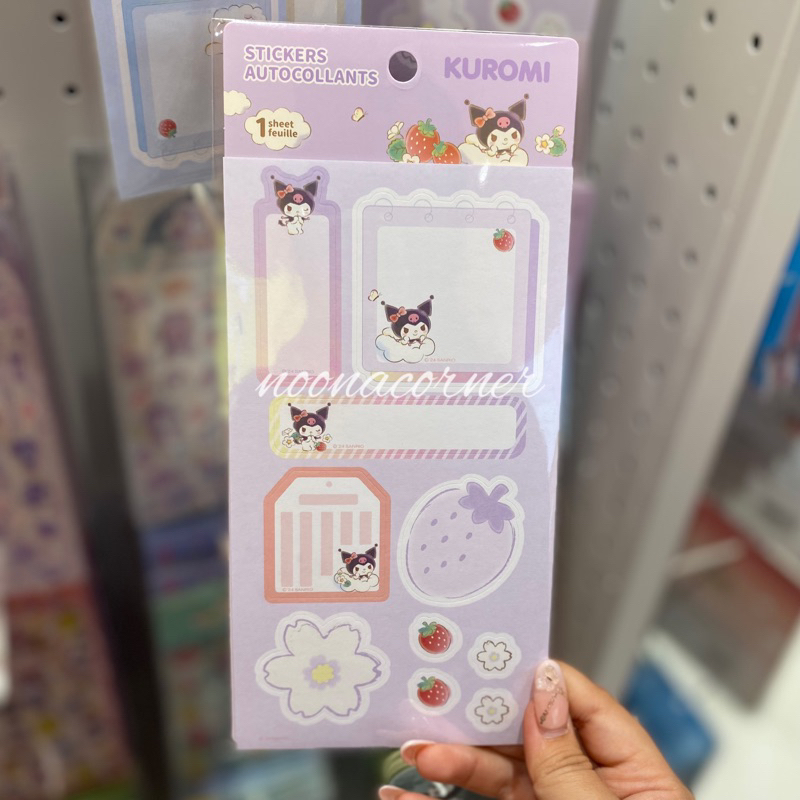Jual Miniso x Sanrio - Stickers AutoCollants 2D / Stiker Lucu 3D Sanrio ...