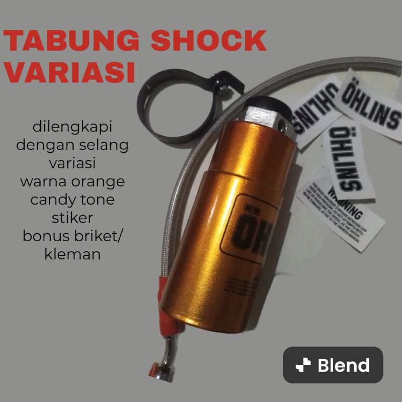 Jual Tabung shock pisah variasi universal cocok untuk semua motor ...